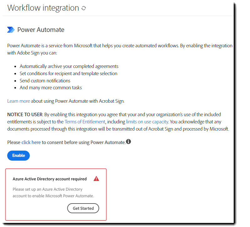 Overview and entitlements included with the Microsoft Power Automate integration